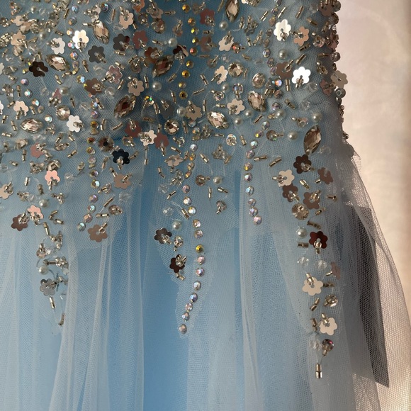 Dresses | Beautiful Blue Prom Dress | Poshmark